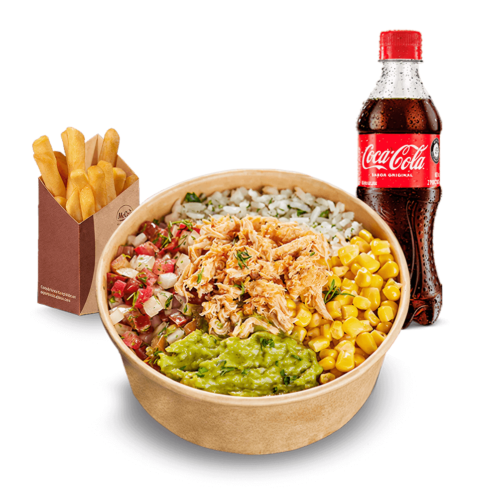 Combo Qbowl Pollo - Sandwich Qbano- Haz tu pedido online